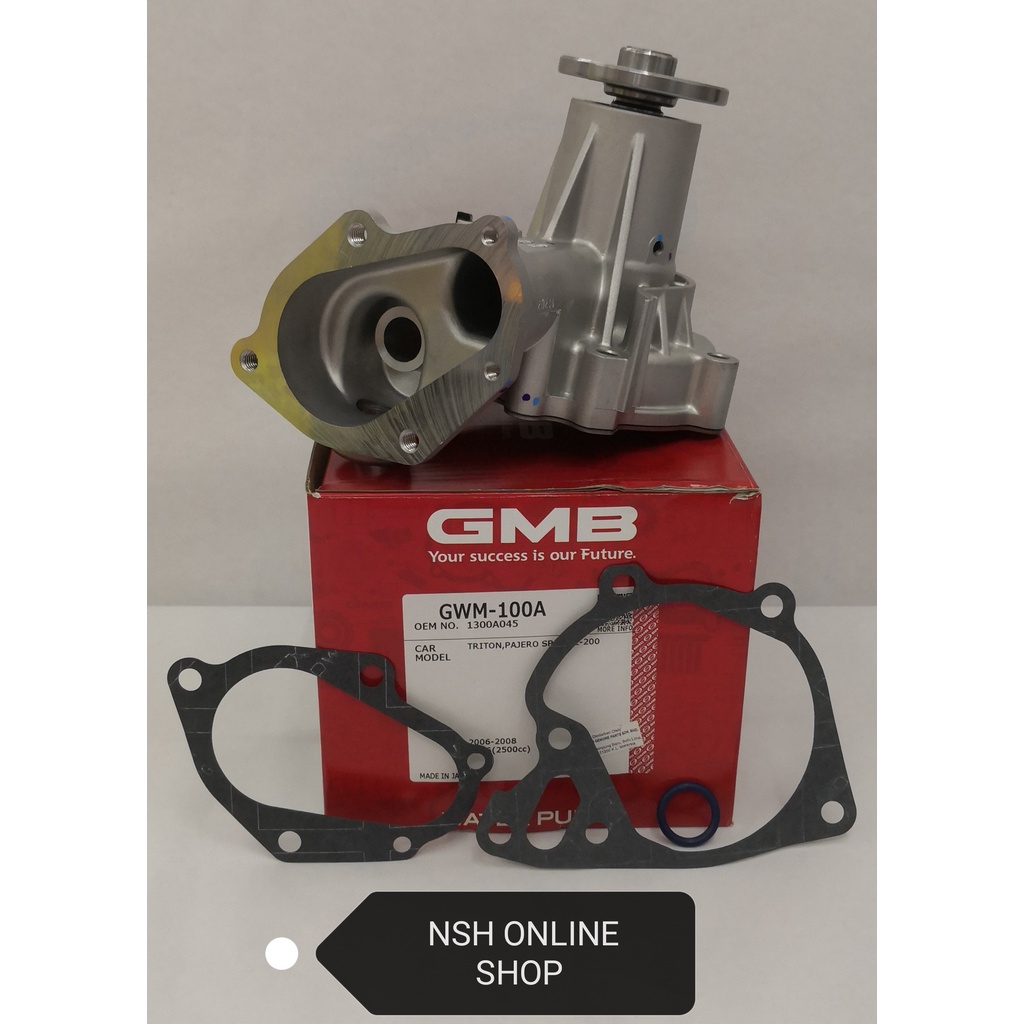 Water Pump (GMB) for Mitsubishi Triton KB4T Pajero Sport 2.5 2007-2013 ...