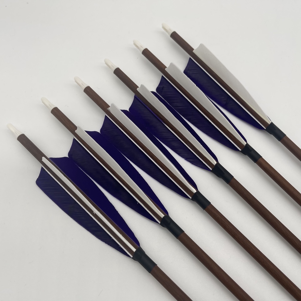 Pure Carbon Arrow With Turkish Feather Fletcher 6 pcs or 12 pcs For ...