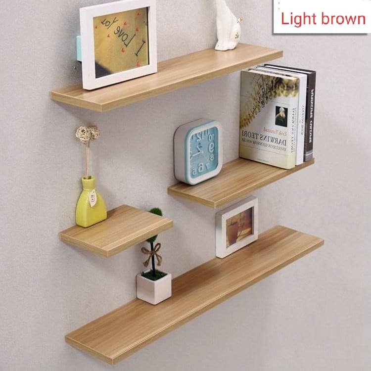 Wall Mounting Shelves Floating Rack Storage (4 in 1 Set) | Shopee Malaysia