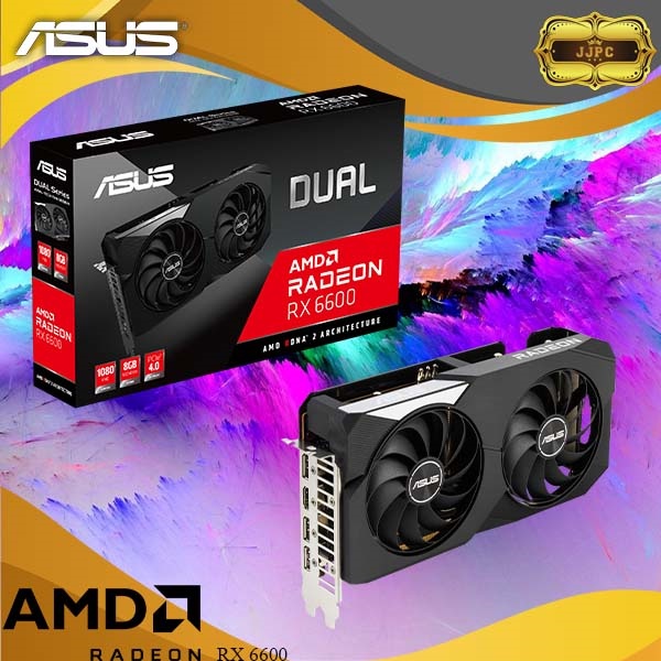 🔥🔥 HOT 🔥🔥ASUS DUAL RADEON RX 6600 8GB GDDR6 AMD GRAPHIC CARD [DUAL ...