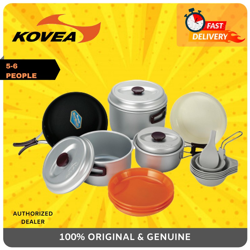 🔥100% ORIGINAL🔥KOVEA SILVER 56 COOKWARE OUTDOOR CAMPING | Shopee Malaysia
