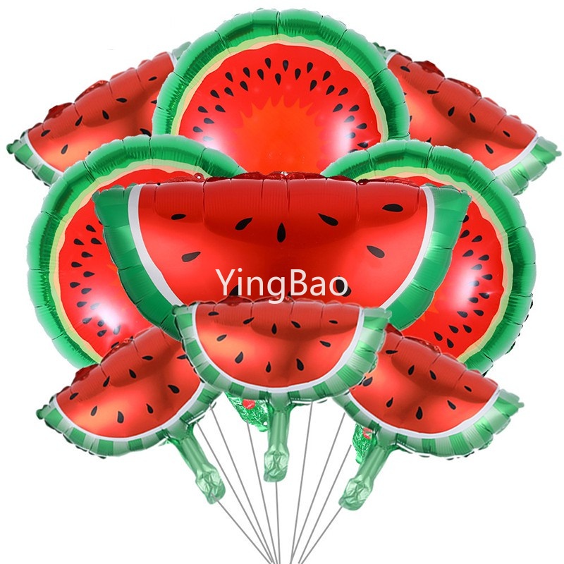 1set Watermelon Foil Helium Balloons Cartoon Coco Balloons for Summer ...