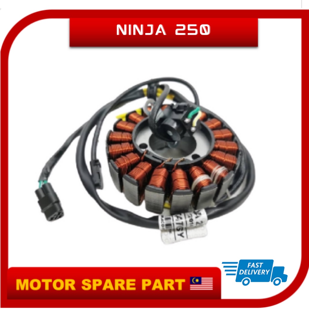 KAWASAKI NINJA250 STARTOR COIL STARER COIL MAGNET COIL NINJA-250 NINJA ...
