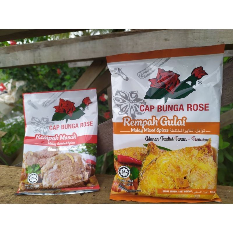 SET LENGKAP REMPAH NASI DAGANG REMPAH GULAI & MASAK CAP BUNGA ROSE 🌹 ...
