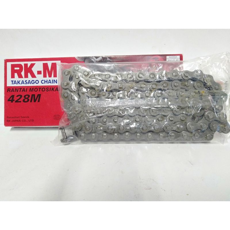 CHAIN RANTAI STANDARD STD RKM 428 SPROCKET SPORCKET MOTORCYCLE MOTOR ...