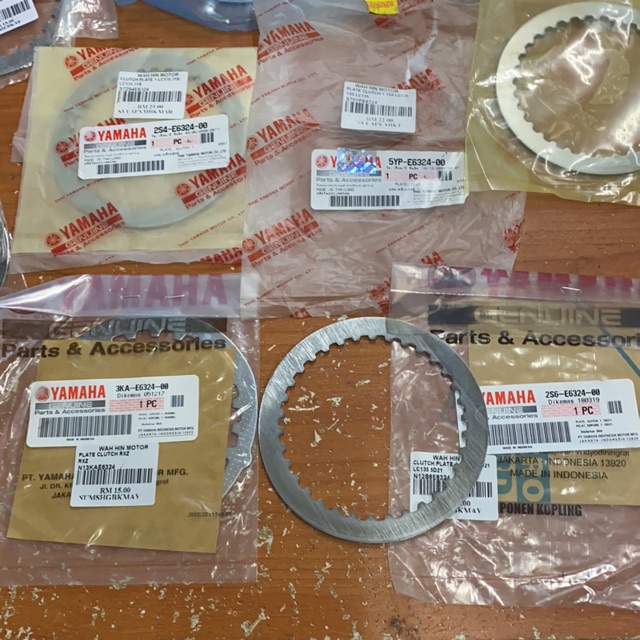 Plate clutch all modal Iron Original dan biasa LC RXZ SRL LAGENDA RGV ...