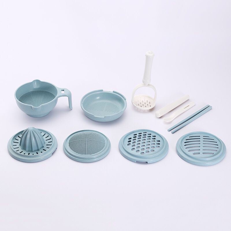 Blw Japanese-Style Baby Food Processor Set 10 pieces | Shopee Malaysia