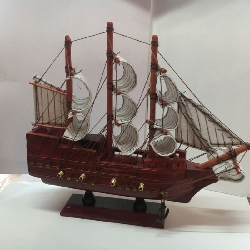 Tradisional Wooden Portuguese Ship Model Kapal Portugis | Shopee Malaysia