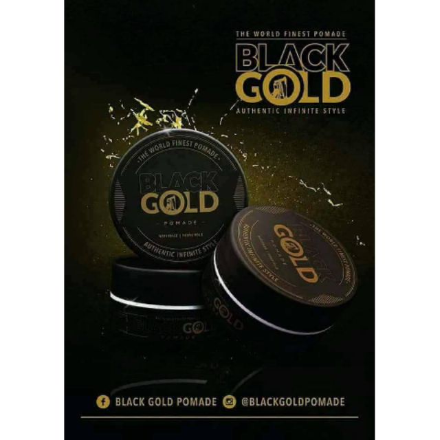 Black Gold Pomade!!! Strong hold(Postage Everyday) | Shopee Malaysia