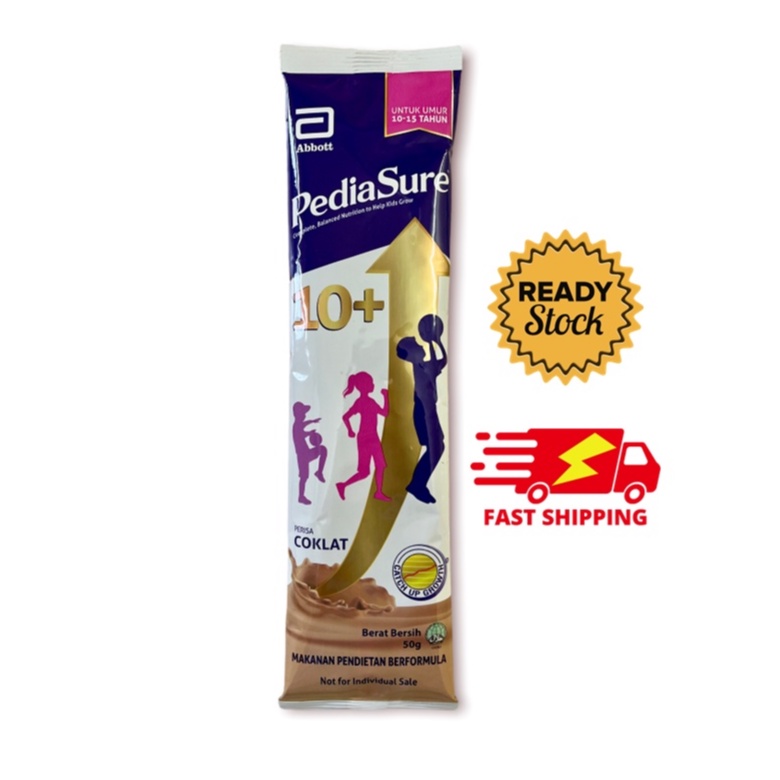 Pediasure 10 Plus (10 to 15 years old) (50g Sachet) ***Exp:01/2025 ...