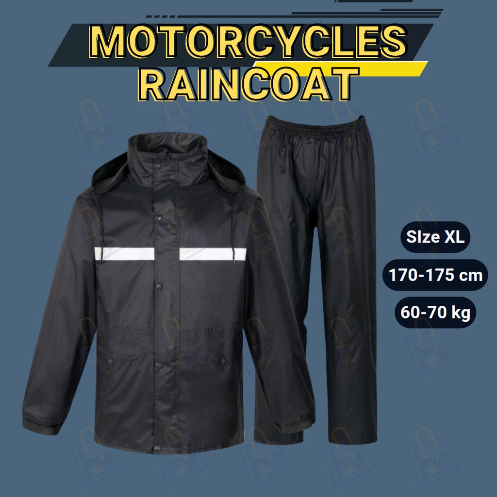 Motorcycle Rain Coat Motorcycle Rain Suit Baju Hujan Motor Waterproof ...
