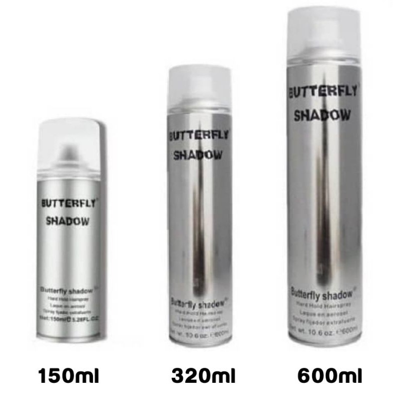 Butterfly Shadow Hard Hold Hairspray_600ml | Shopee Malaysia