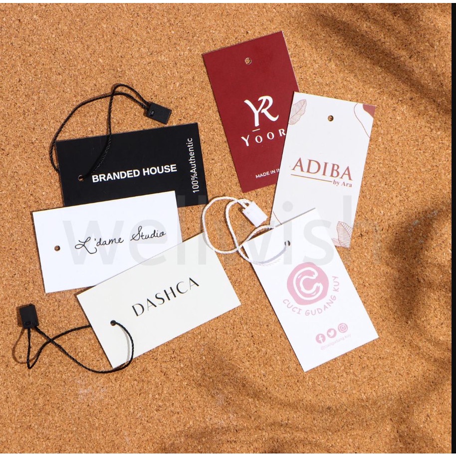 Elastic TALIii + clothes label hangtag/hangtag/rope hangtag/paper label ...