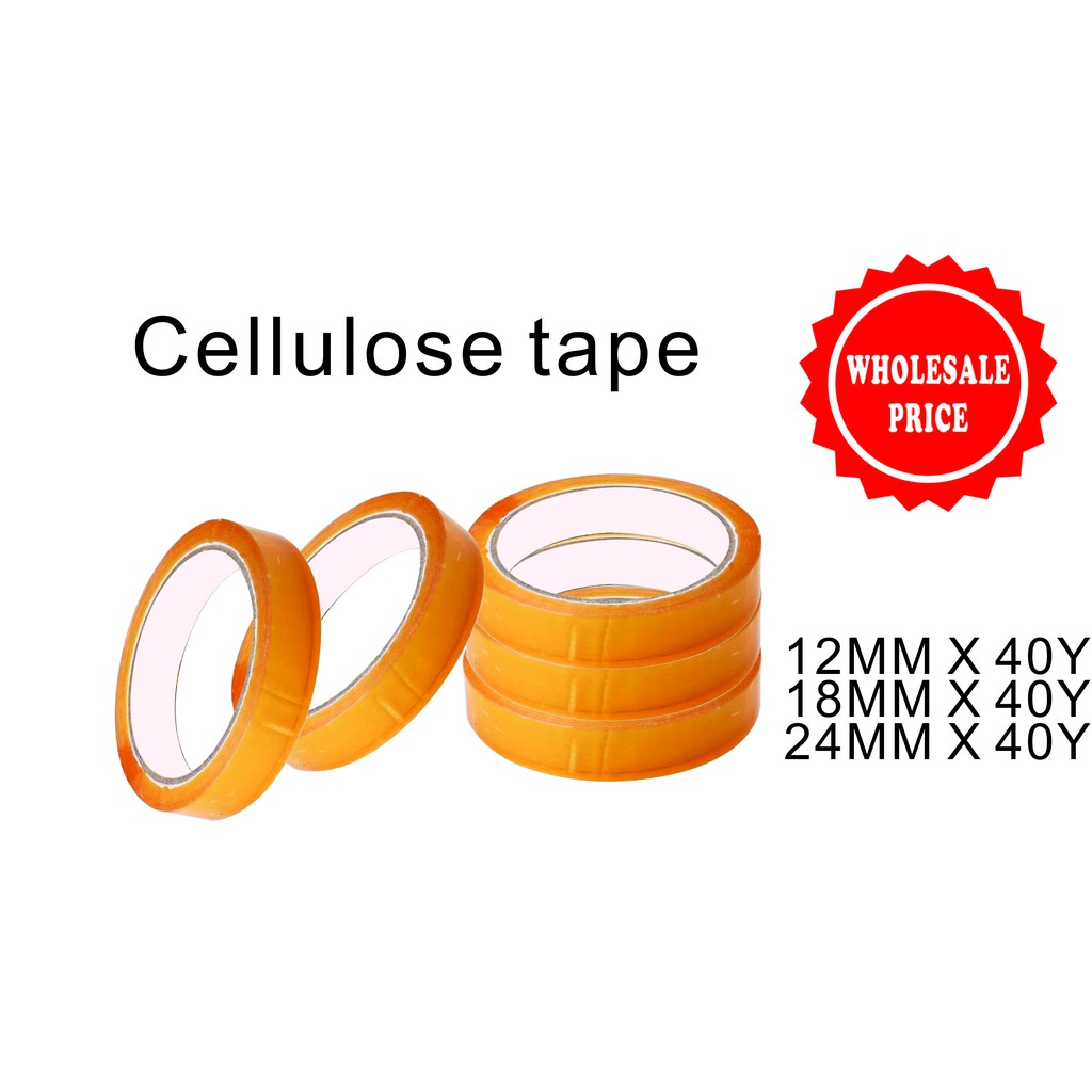 Cellulose Adhesive Tape (WHOLE SALES) | Shopee Malaysia