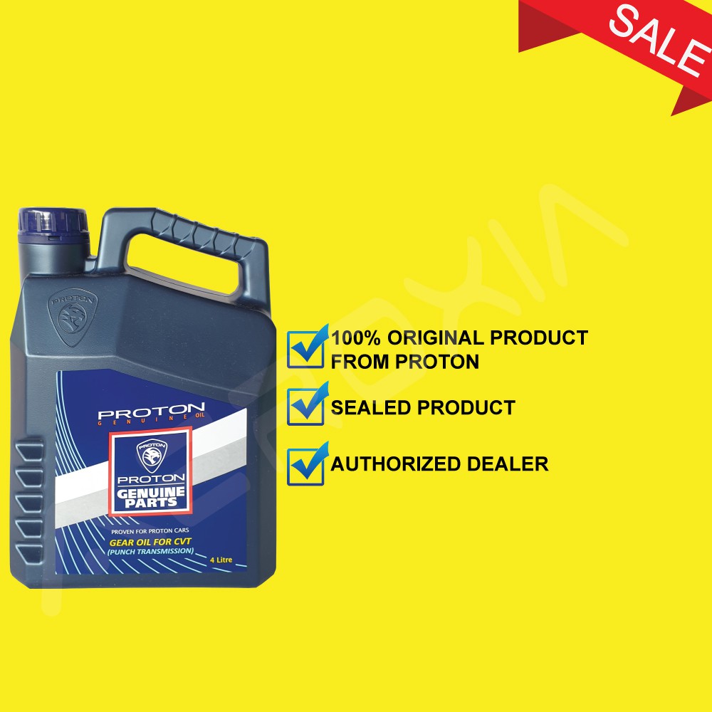 PROTON CVT GEAR OIL 4L | Shopee Malaysia
