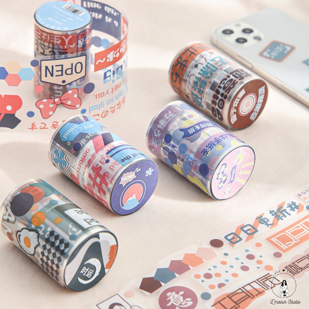 Infeel Me Word Series PVC Tape Sticker | Shopee Malaysia