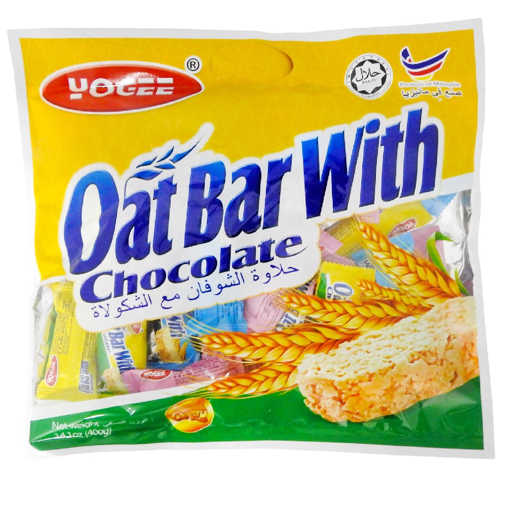 YOGEE OAT BAR WITH CHOCOLATE FLAVOUR 200G/400G | Shopee Malaysia