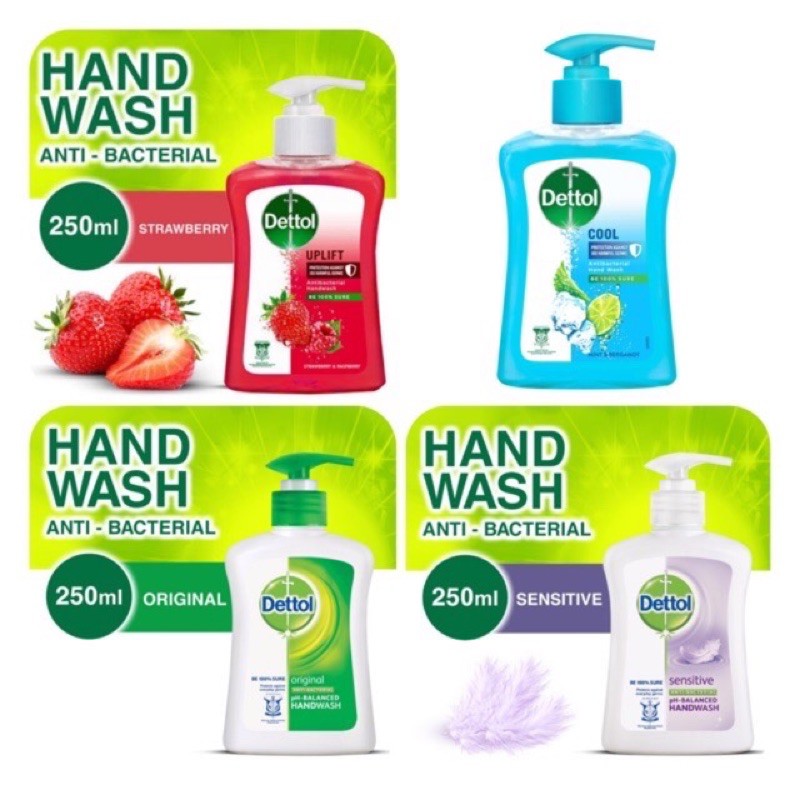 💯Ready Stock💯 Dettol Antibacterial Hand Wash Range💞 | Shopee Malaysia
