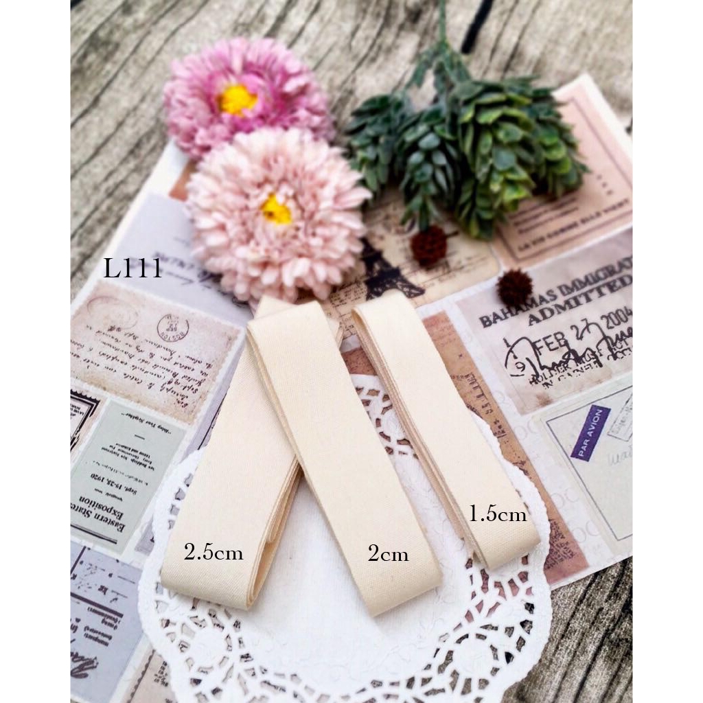 L111 Stamping Plain Cotton Tape (2cm) | Shopee Malaysia