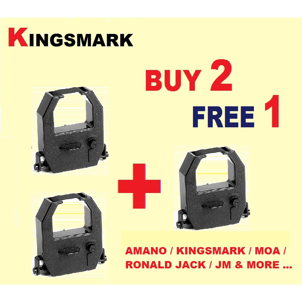 2019 Time Recorder Punch Card Machine Ink Ribbon BUY 2 FREE 1 (ORIGINAL ...