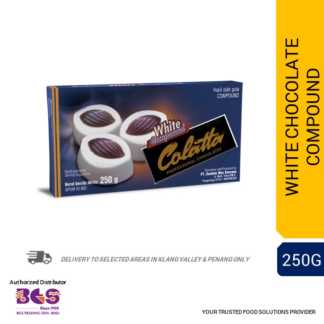 Colatta White Super Chocolate Compound 250g | Shopee Malaysia