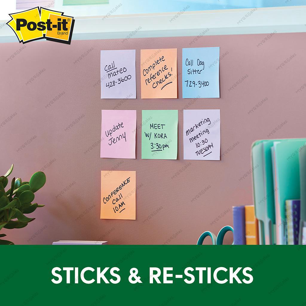 3M Post-it Sticky Notes (4/5 Colours per Cube) Original | Shopee Malaysia