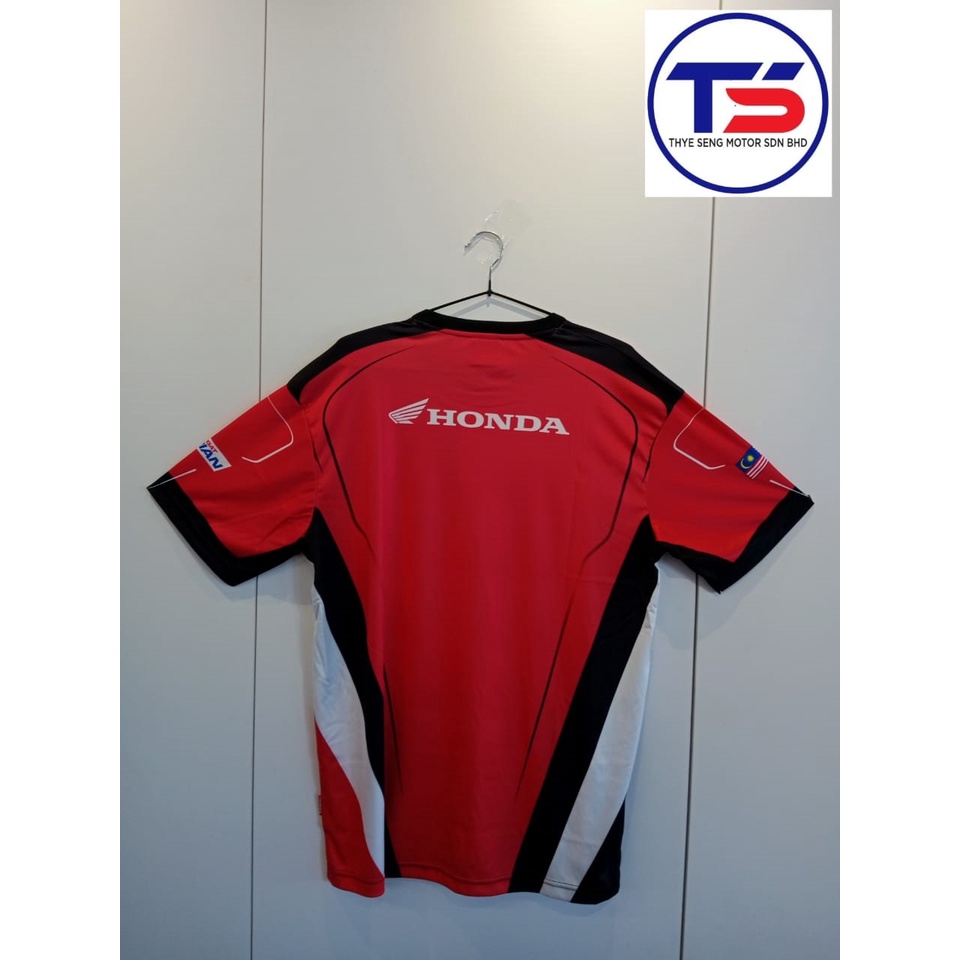 HONDA Merchandise 100% Original Sub Round Neck T-shirt HONDA RACING ...