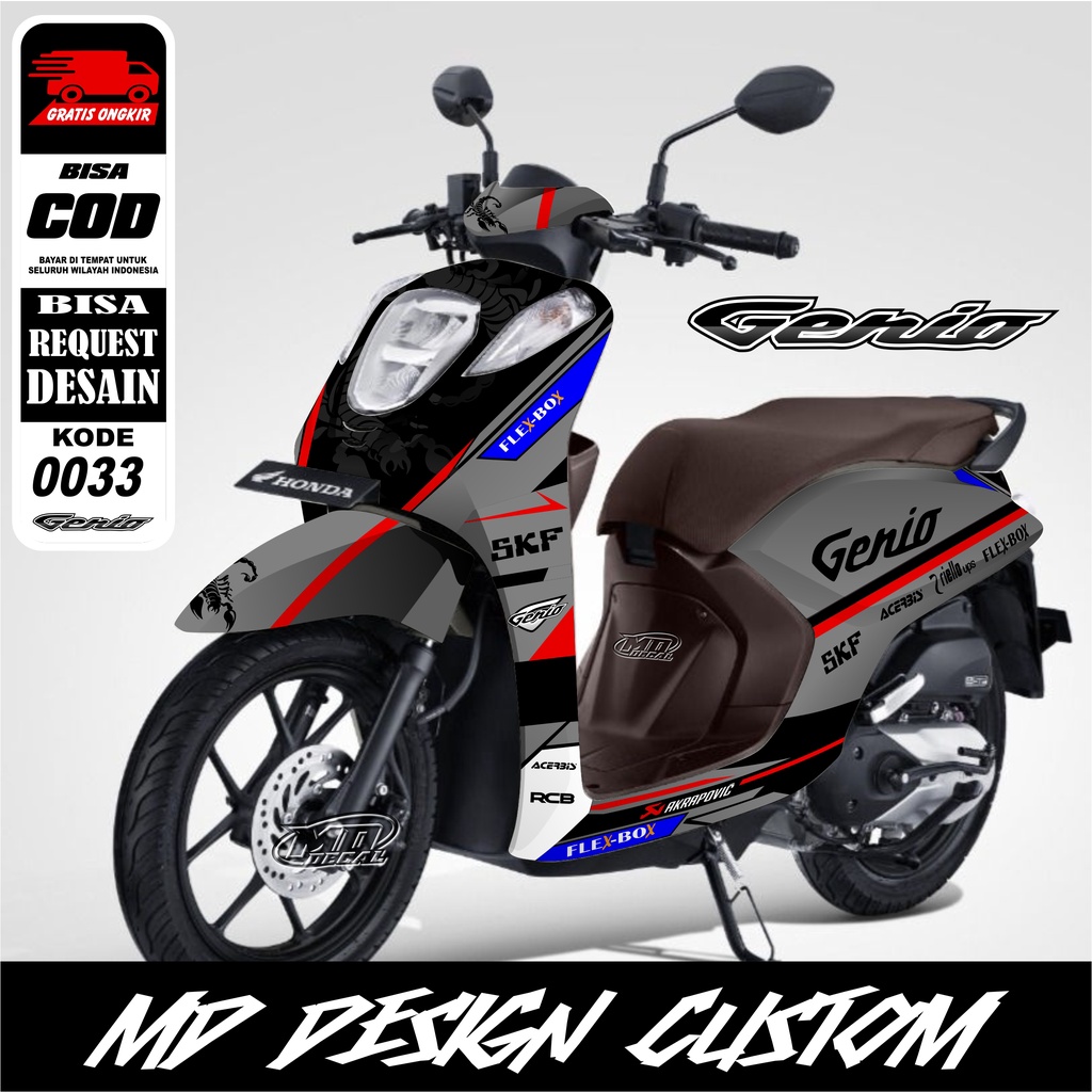 00034 Yamaha GENIO Decal Sticker Free Design - Yamaha GENIO Decal ...