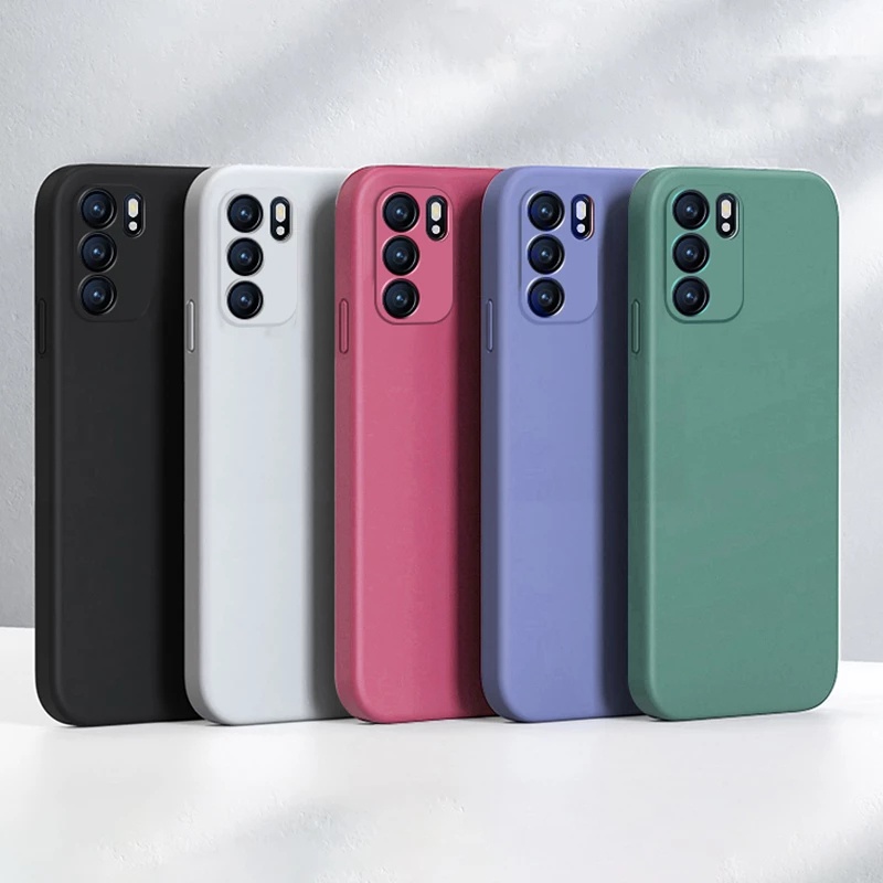 Candy colors Soft Tpu Phone Casing Cases For OPPO Reno 12 11 10 8T 8Z 7 7Z 6Z 6 5 Reno12 Reno11 ...