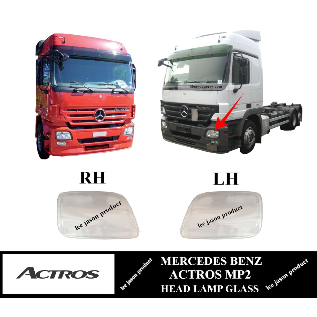 J111S11 MECERDES BENZ ACTROS MP2 HEAD LAMP GLASS | Shopee Malaysia