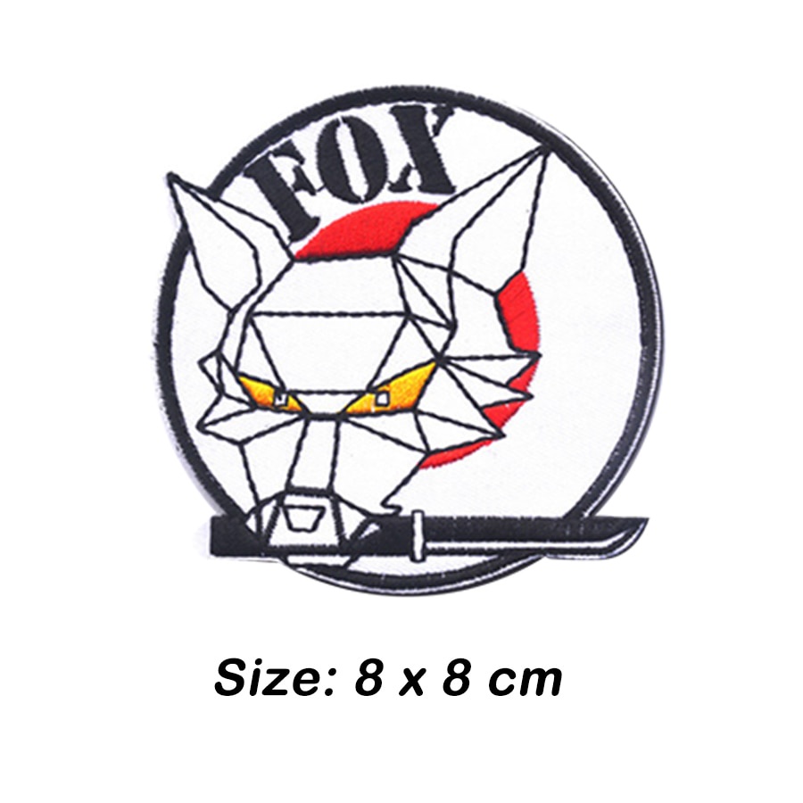 Metal Gear Solid Foxhound Emblem Patch Fox Hound Uniform Patch ...