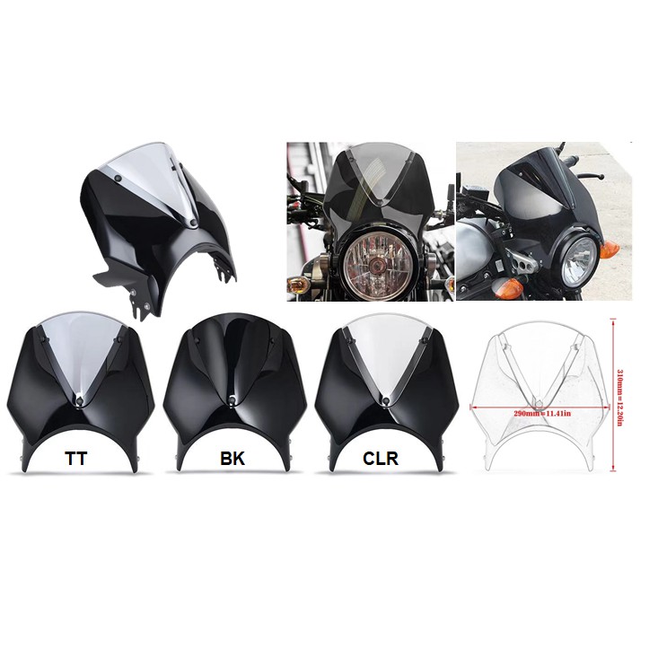 YAMAHA XSR 700 / XSR900 WINDSHIELD XSR700/XSR900 2020 | Shopee Malaysia