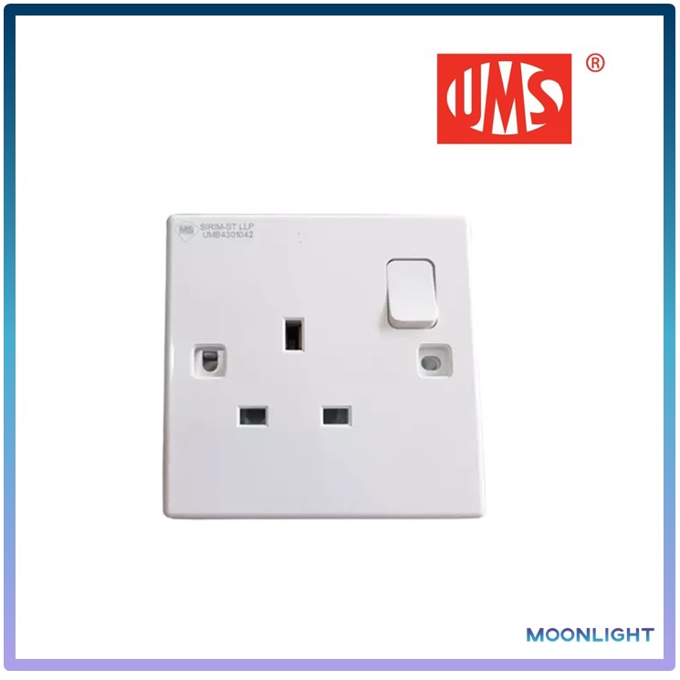 UMS 2913 A 13A 1G Switch Socket with Sirim | Shopee Malaysia
