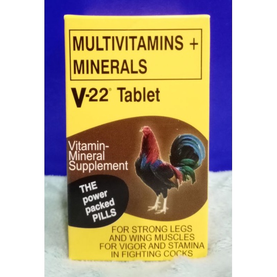 Ubat Ayam Sabong : Original Belman V-22 Multivitamins + Minerals (100 ...