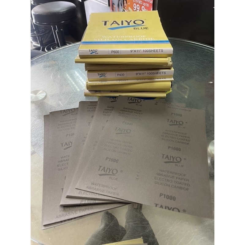 MARKSMAN / TAIYO ABRASIVE SAND PAPER WATER PROOF( KERTAS PASIR ...