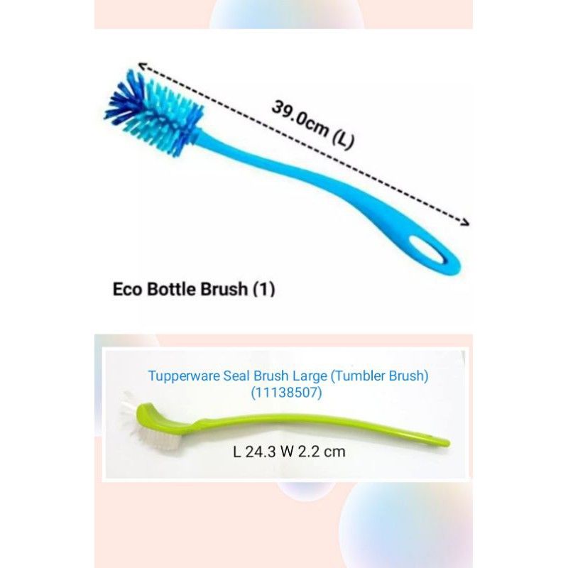 Tupperware eco bottle brush/seal brush large (Tumbler brush)Twinkle ...