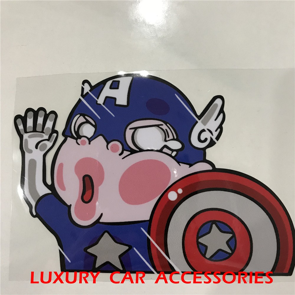 [READY STOCK] CAPTAIN AMERICA - CAR STICKER WATERPROOF | Shopee Malaysia