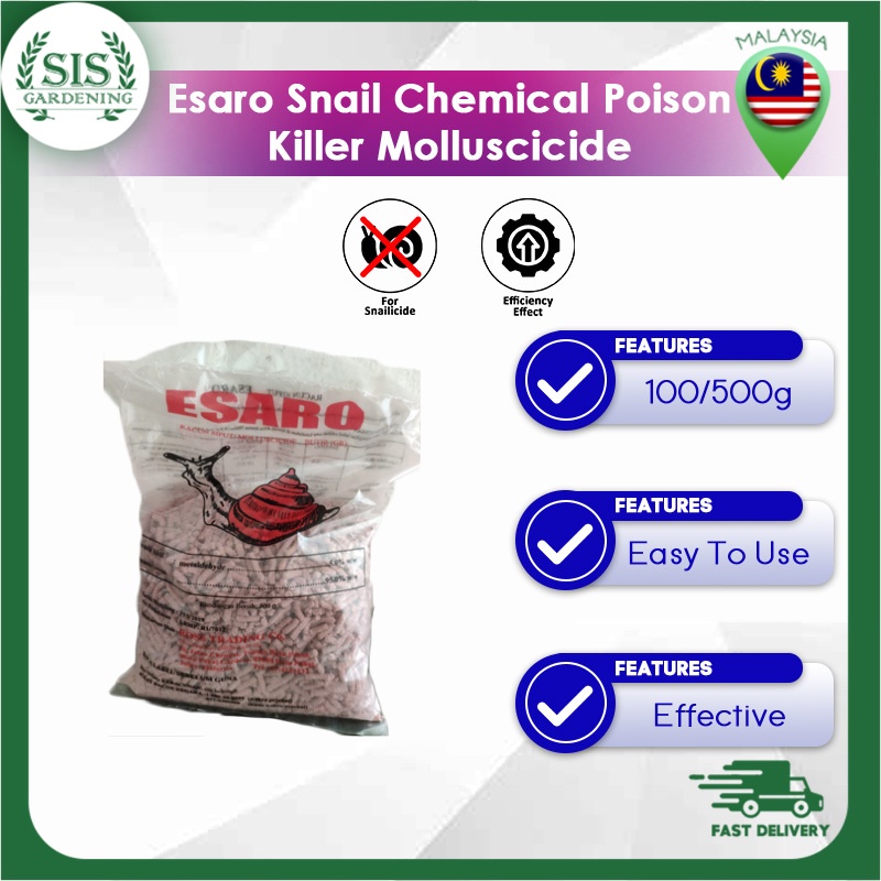 Repack 100G/500G Esaro Snail Chemical Poison Killer Molluscicide ...