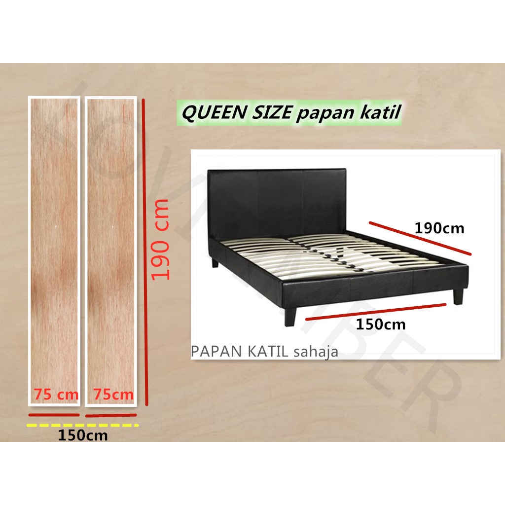 PAPAN KATIL(QUEEN/KING size) papan saja,Utk Papan Katil Plywood queen ...