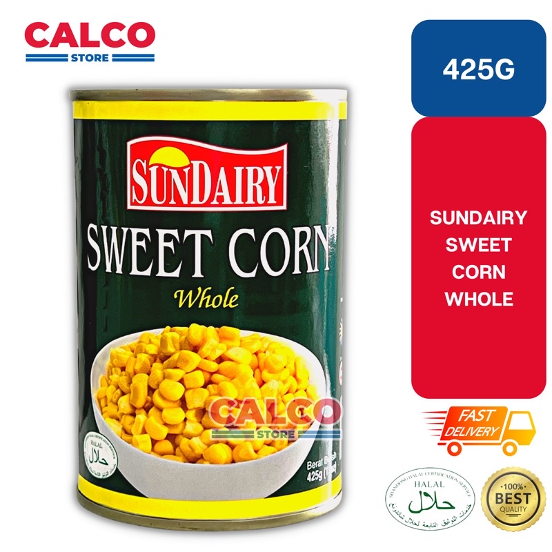 Sundairy Whole Sweet Corn Canned Food / Jagung Makanan Tin 425g ...