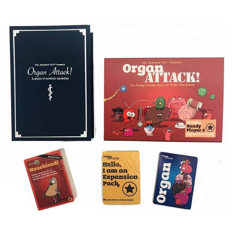 Attack The Organ Coated Paper Board Game 2-6 Players For | Shopee Malaysia