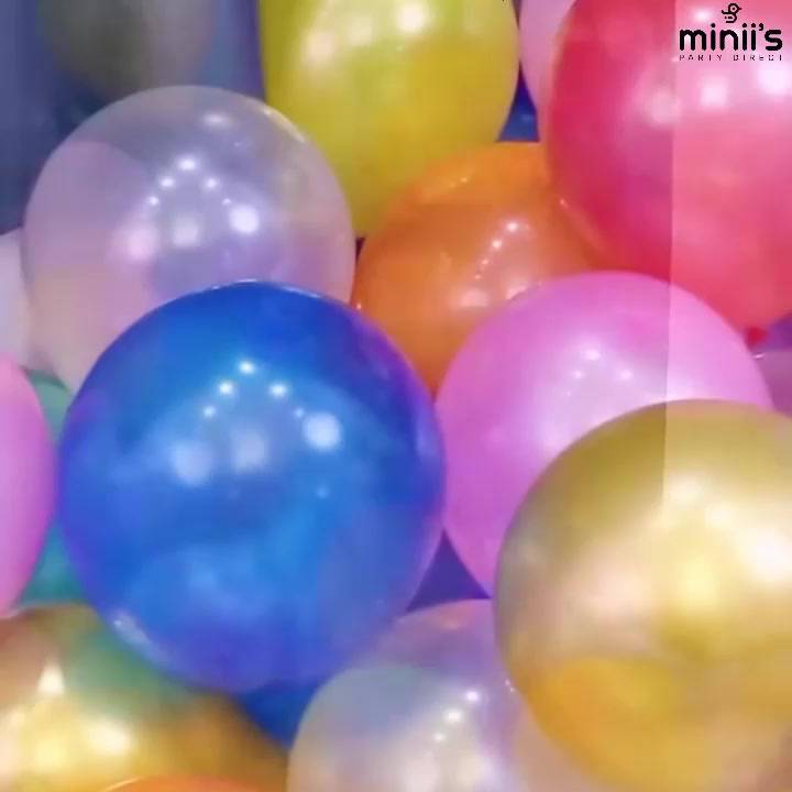 10pcs 12’ inch Thicken Colourful Pearl Neo Latex Balloon Party Event ...