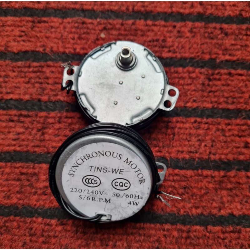 Synchronous motor dynamo gearbox AC 220v 5 / 6 RPM 4 Watt swing rotary ...