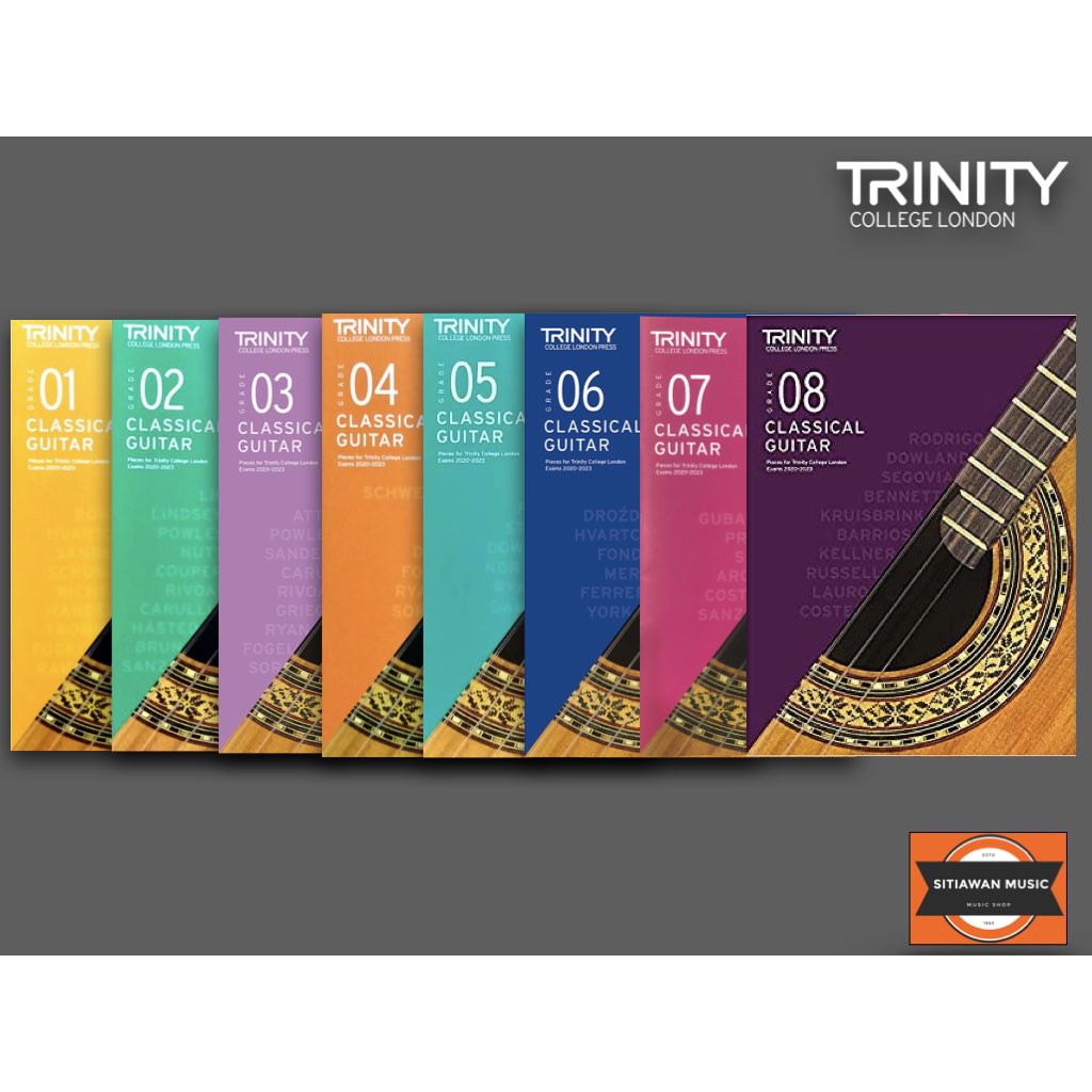 TRINITY CLASSICAL GUITAR Exam 2020-2023 Grade Trinity College London ...