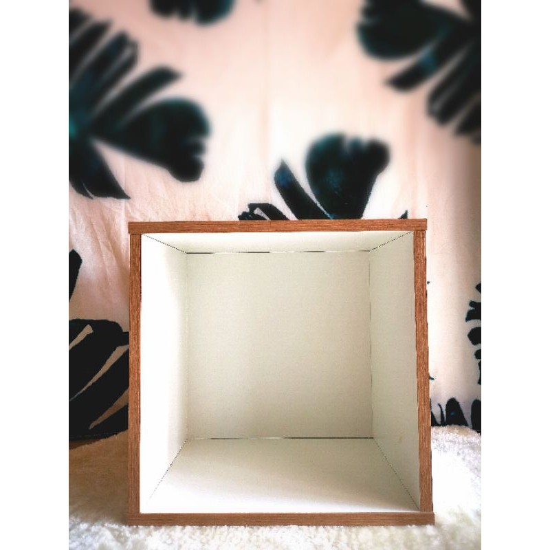 Solid Wood Storage Cube / Storage Wood Box / Wooden Storage Box (Wooden ...