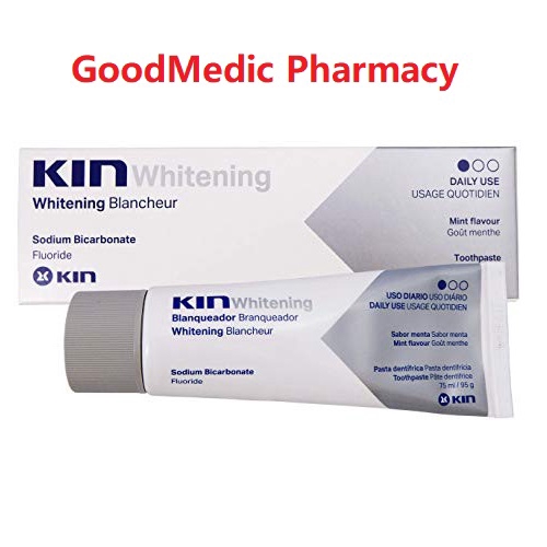 Kin Whitening Toothpaste [Exp01/2026] with Fluoride 95gm | Shopee Malaysia