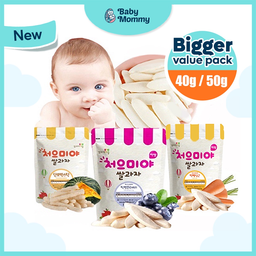 Ready Stock 🇲🇾 KOREA CHUMIYA CHEOUMIYA Rice Snack Organic Baby Snack ...