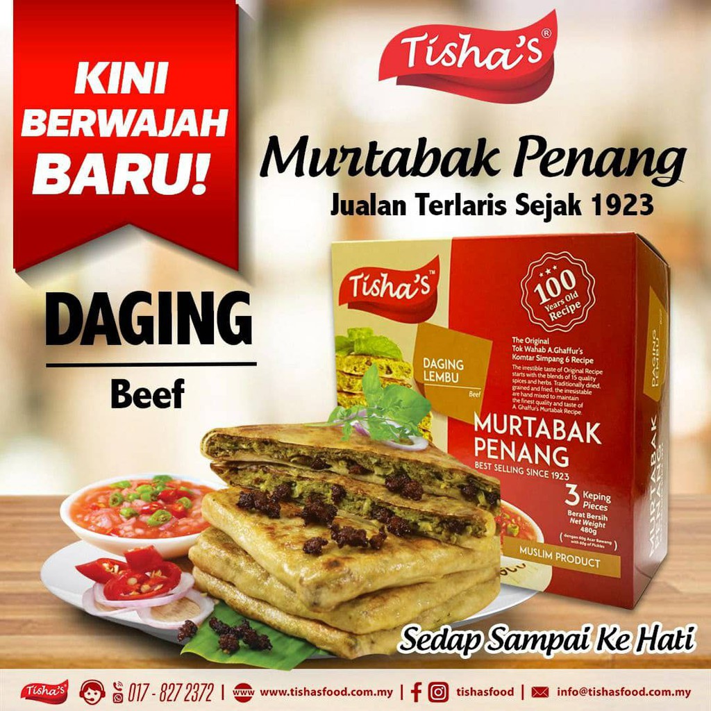 Murtabak Ayam & Murtabak Daging Tishas ( DELIVERY KL SAHAJA ) | Shopee ...