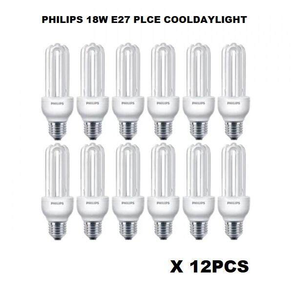 12PCS x Philips PLCE Essential 18w E27 Cool Daylight 6500k (1BOX ...