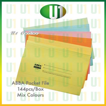 ABBA Pocket File / Fail Pocket / Paper File / Manila Card Pocket File ...